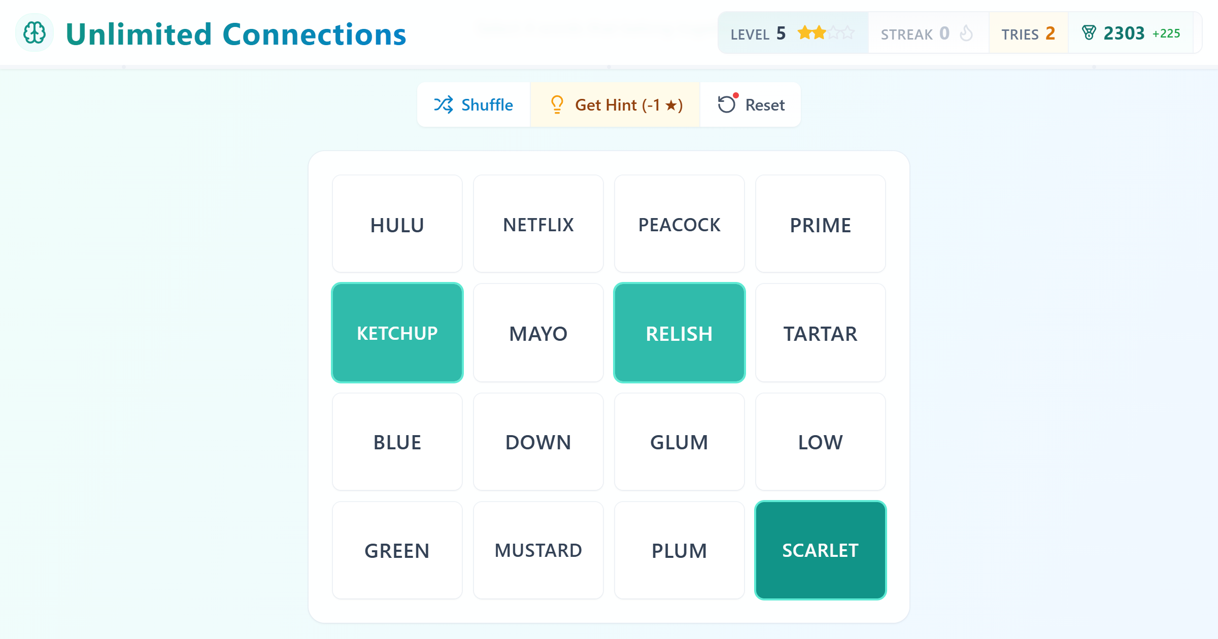 Unlimited Connections - Free Word Association Game